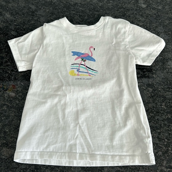 Janie and Jack | Shirts & Tops | Jamie Jack Flamingo Tee 6t | Poshmark